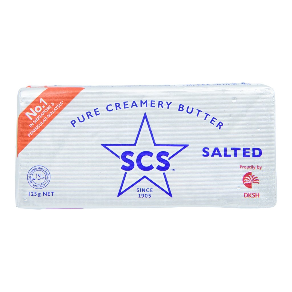 Scs Butter Spread Block - Salted 125g | Shopee Singapore