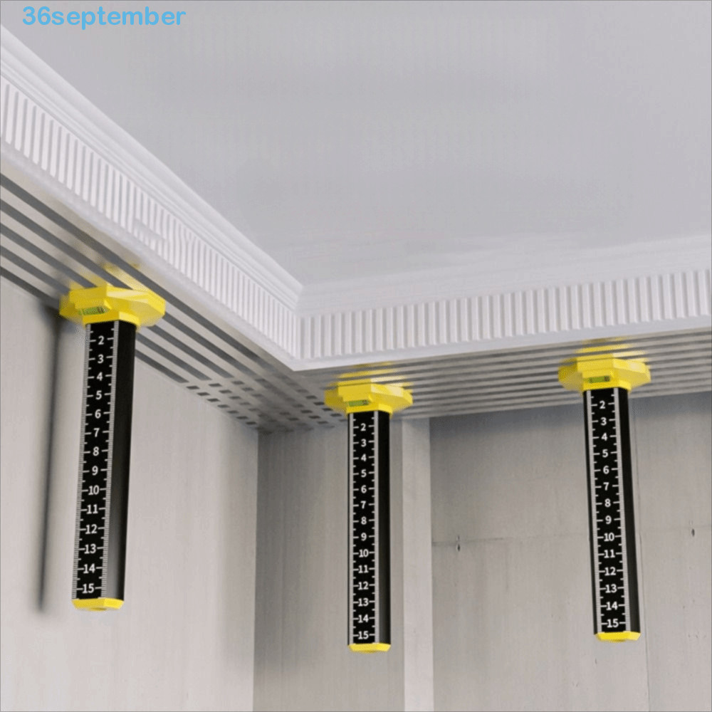SEPTEMBER Ceiling Leveling Ruler, Light Steel Magnetic Equal Height ...