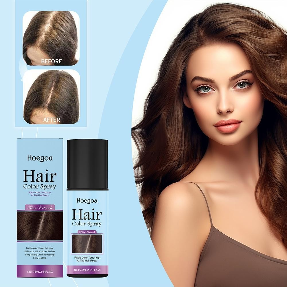One-time Color Touch-up Spray To Cover Roots Long-lasting Portable ...