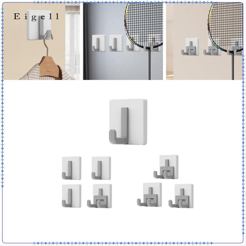 Eigell Wall Mounted Racket Rack Badminton Racket Hook Storage ...