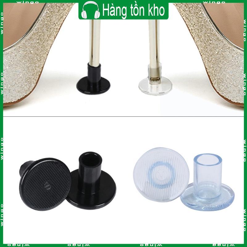 WIN Pack of 2 Heel Caps Protectors for Heels Anti Slip Noise Reducing ...