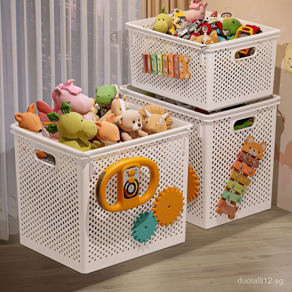 Children's Toy Storage Box Home Baby Stroller Storage Basket Large ...