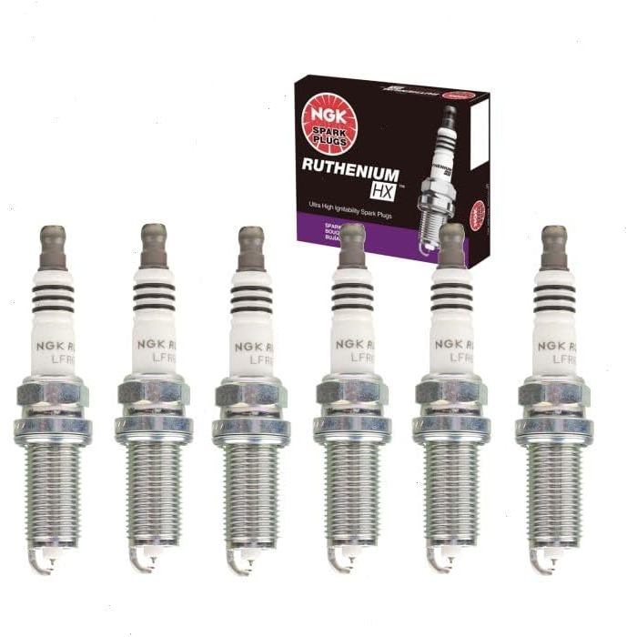 6 pc NGK Ruthenium HX Spark Plugs compatible with Volvo S80 3.0L 3.2L ...