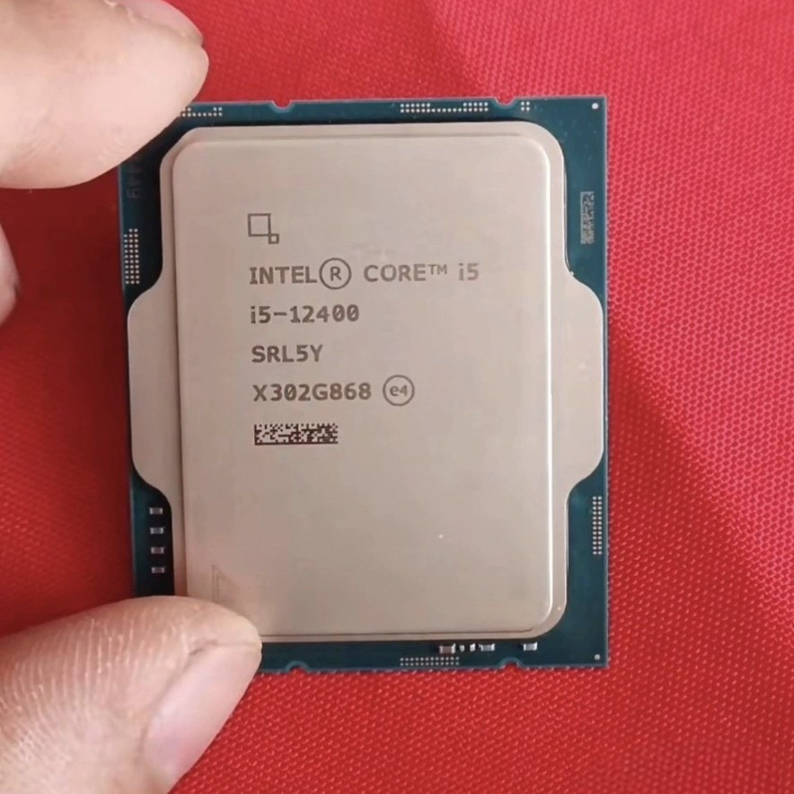 I5 12400 Loose Tablets CPU Computer Processor 6 Cores 12 Wires Support ...