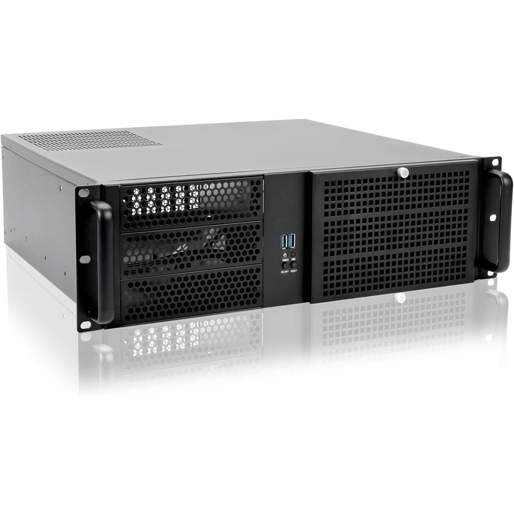 RackChoice 3u Rackmount Server Chassis MATX/Mini-ITX 3x5.25 Support ATX ...