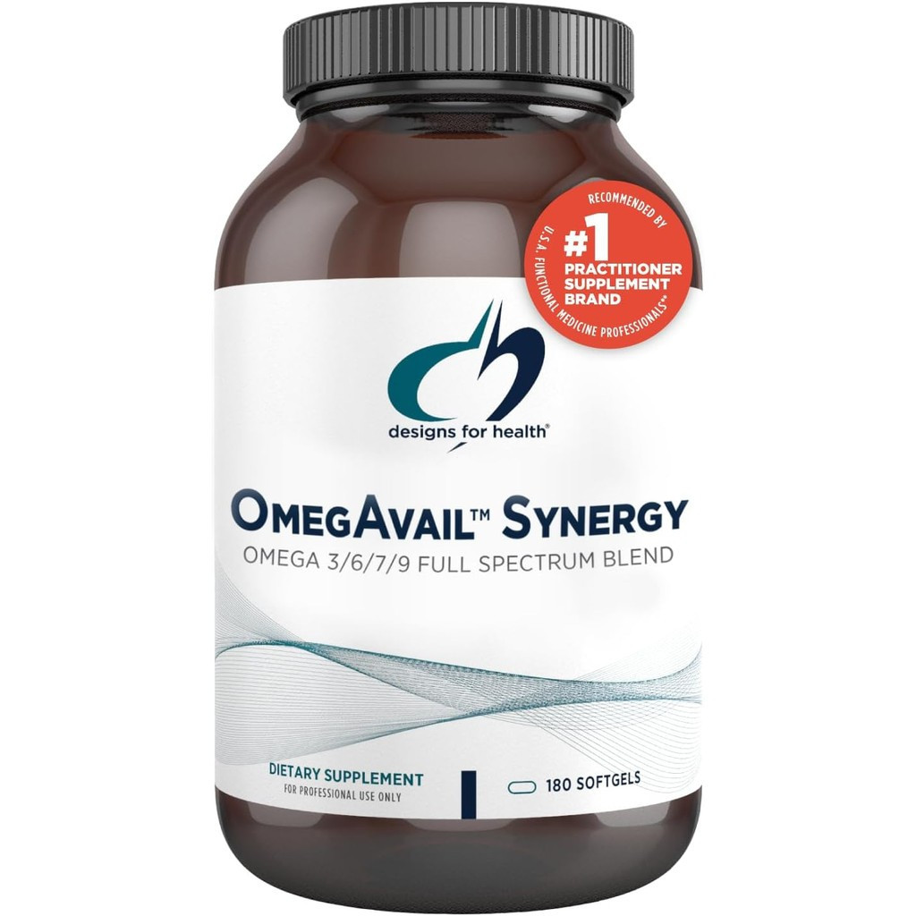Designs for Health OmegAvail Synergy - Omega Complex for Adults - Omega ...