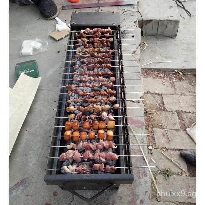 Old-fashioned Fully Automatic Charcoal Rotating BBQ Grill Skewer ...