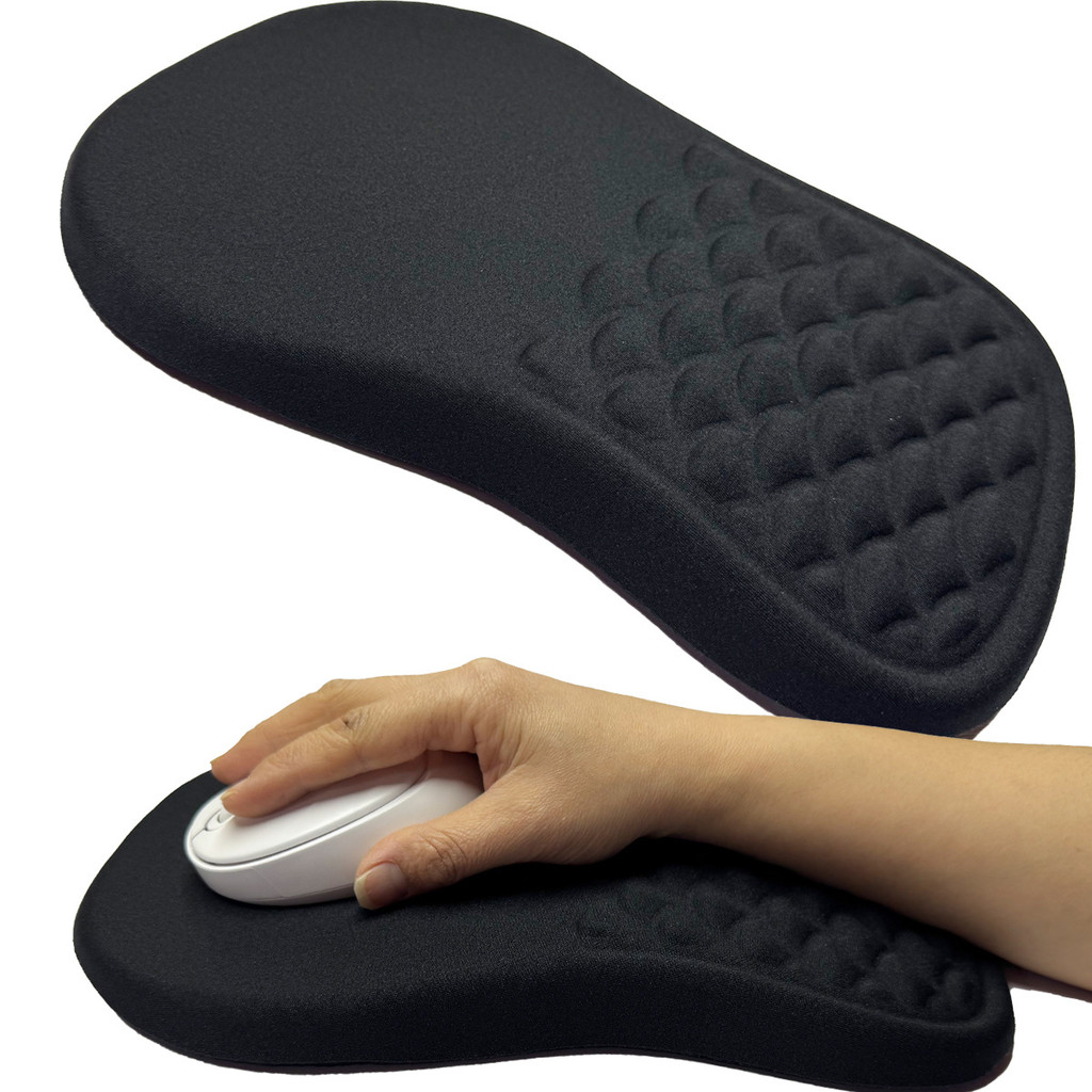 Sloped Wrist Rest Mouse Pad Sloped Memory Foam Wrist Support Computer ...
