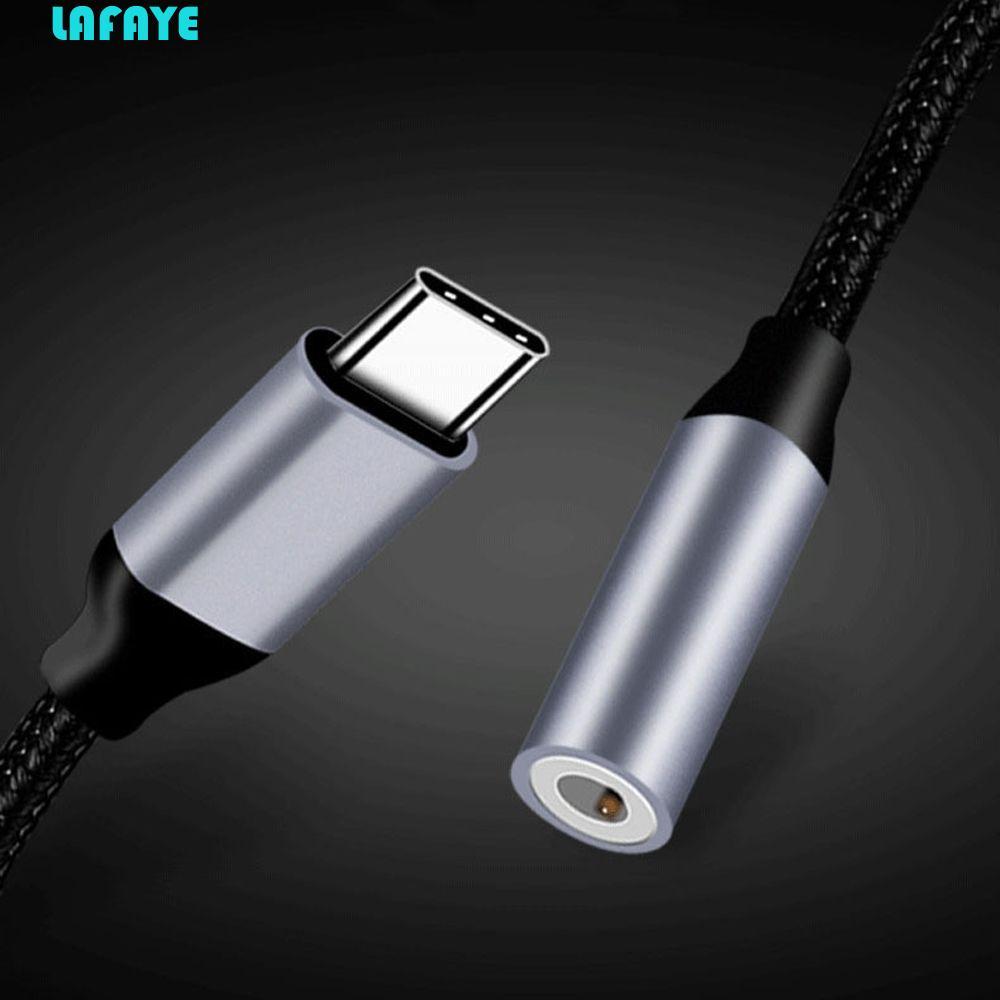 LAFAYE Earphone Amplifier HIFI DAC Type C to 3.5mm Jack Aux Converter ...