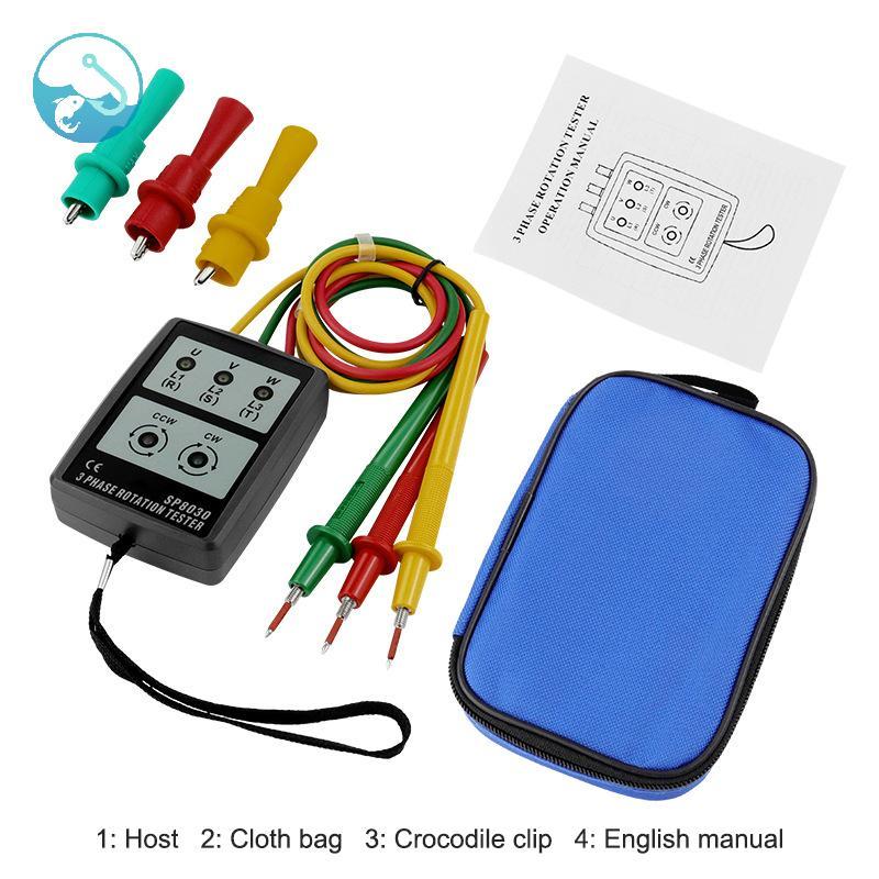 [ritonlywond] 3 Phase Alternating Current Phase Meter Phase Detector ...