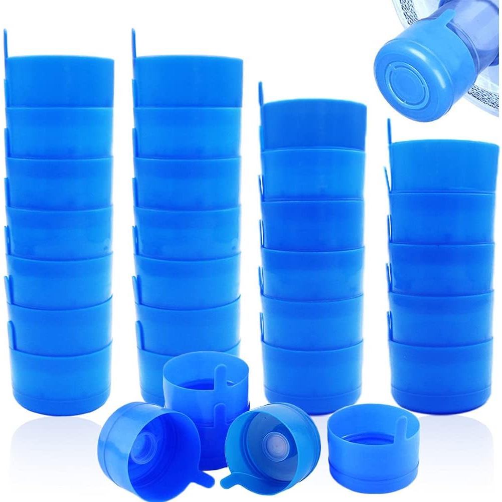 Qiuttnqn 30 Pack Gallon Water Bottle Caps,Non Spill Water Bottle Caps ...