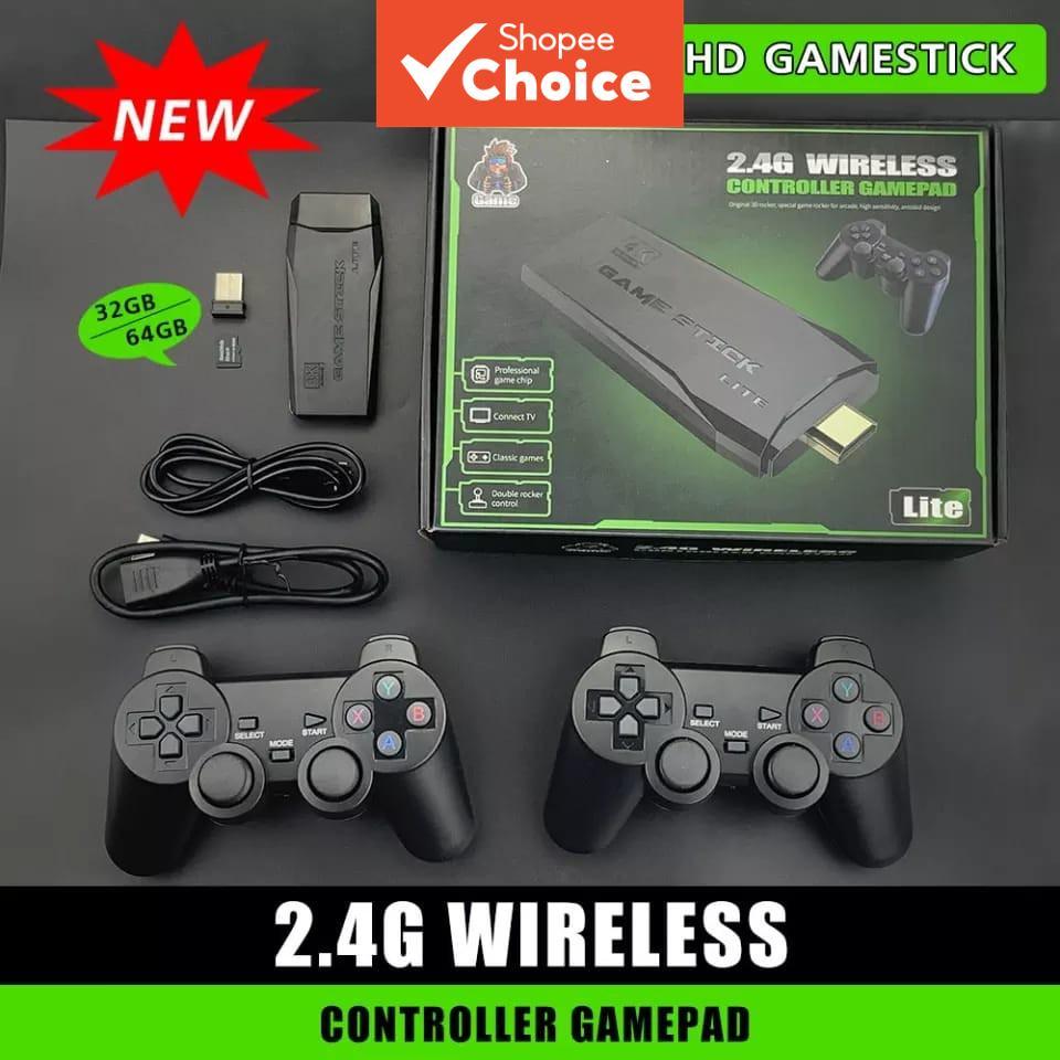 M8 Video Game Stick 4K Console Classic Double Gamepad Controller for PC ...