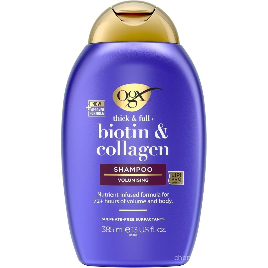 OGX Biotin and Collagen Volumising Hair Shampoo, Thick and Full, with ...