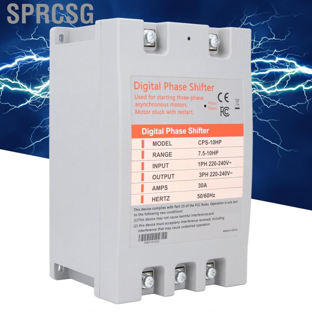 Sprcsg Single To 3 Phase Converter Energy Saving Digital Shifter 220 ...