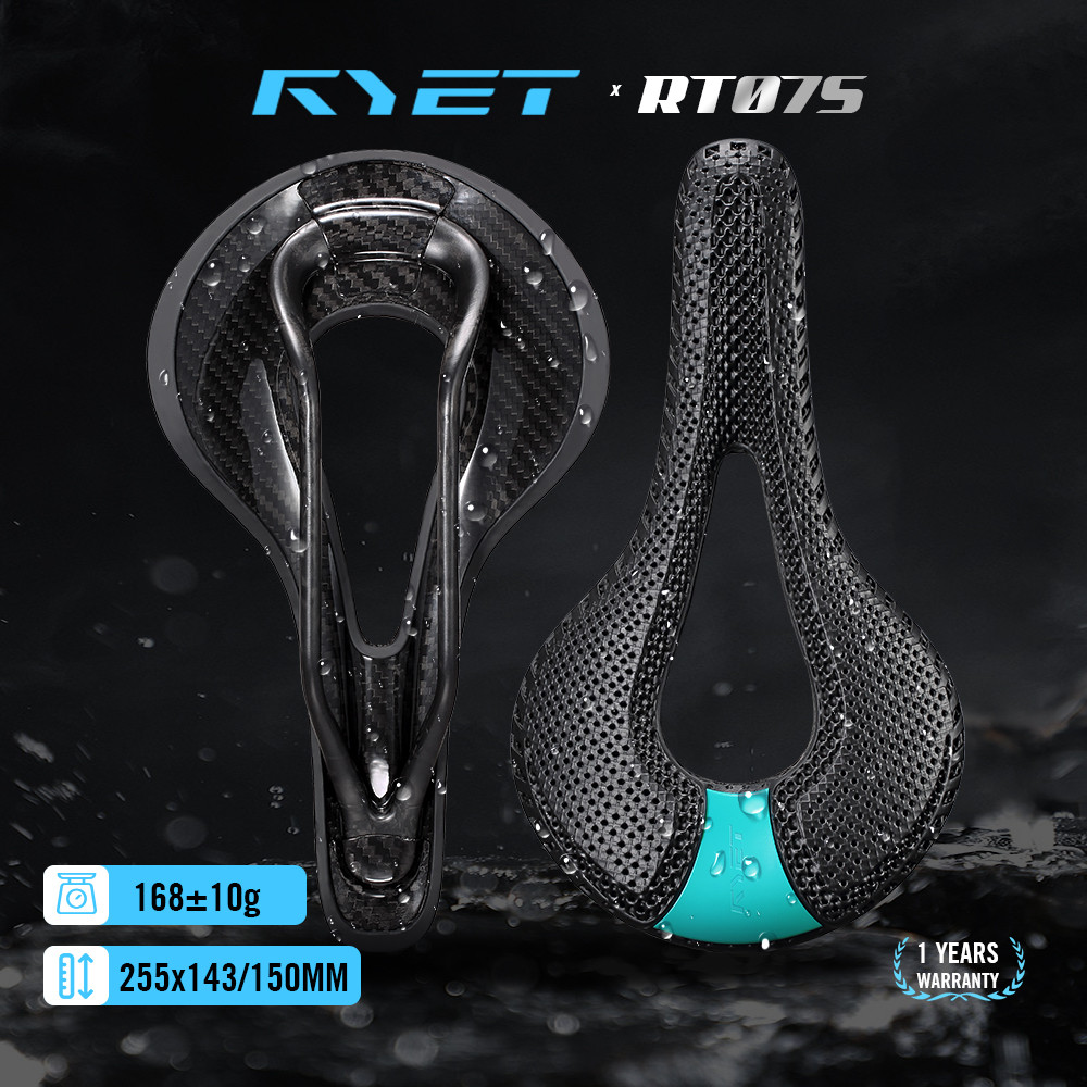 2025 New RYET 3D Printed Carbon Saddle Super Lightweight 168g with ...
