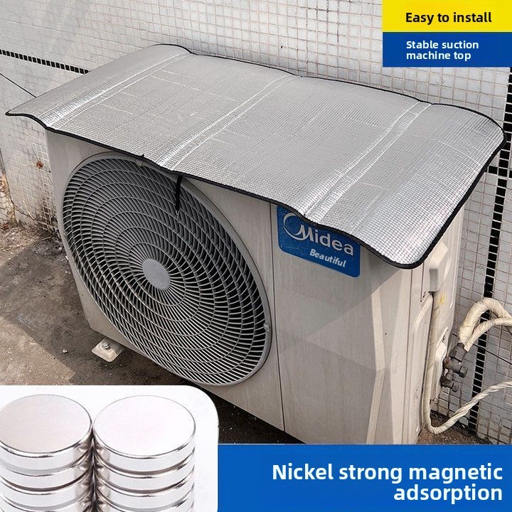 Air Conditioner Outdoor Unit Protective Cover Strong Magnetic No ...