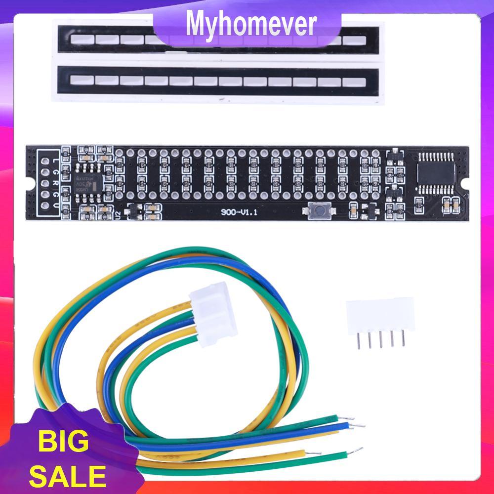 Mini Double Dual 12-bit LED Music Level Indicator Module Adjustable ...