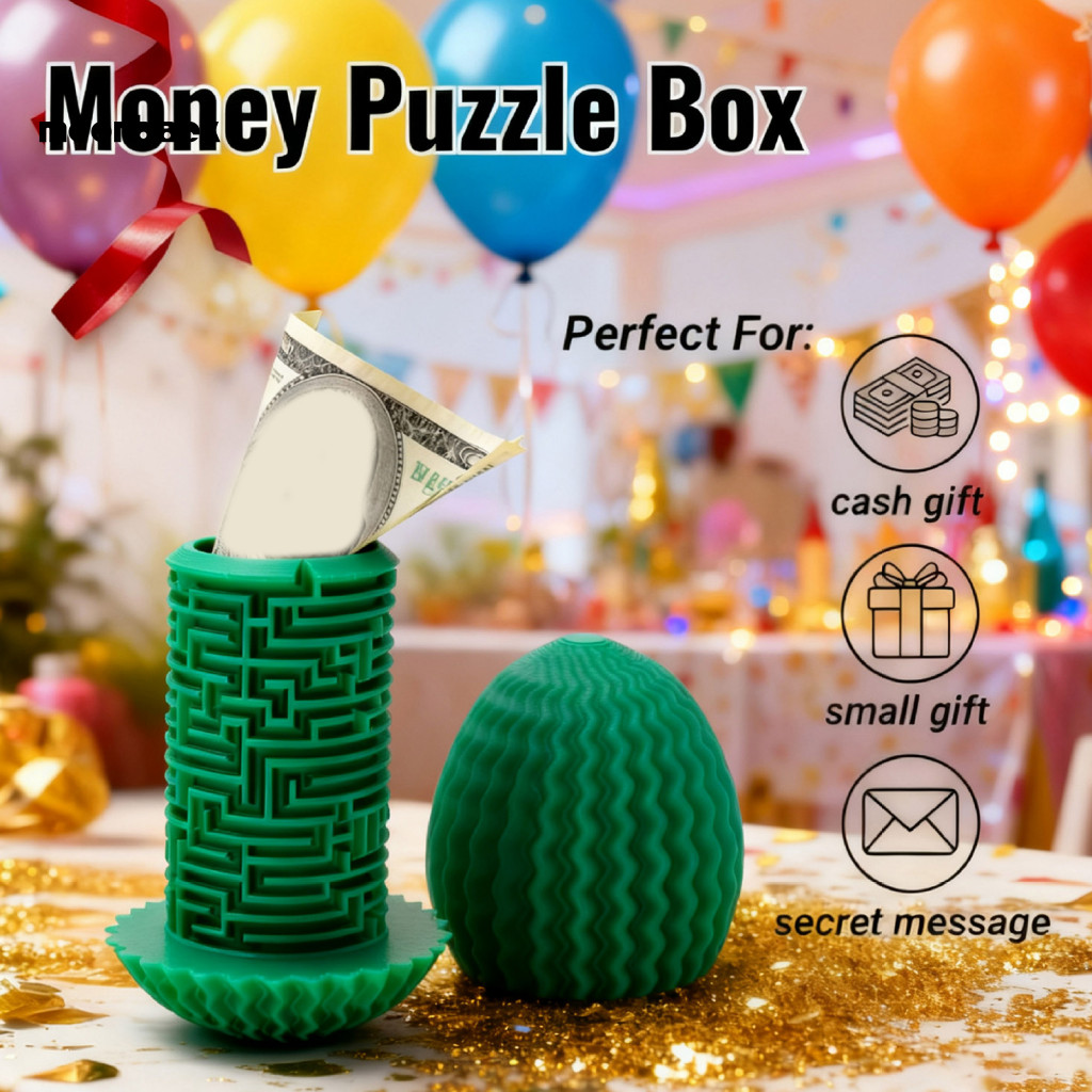 3d Printed Maze Gift Box Egg Shaped Maze Gift Box 3d Printed Maze Egg ...