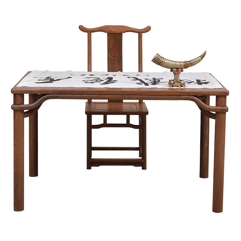 Study Furniture Chinese Style Simple Drawing Table Chicken Wing Wood ...