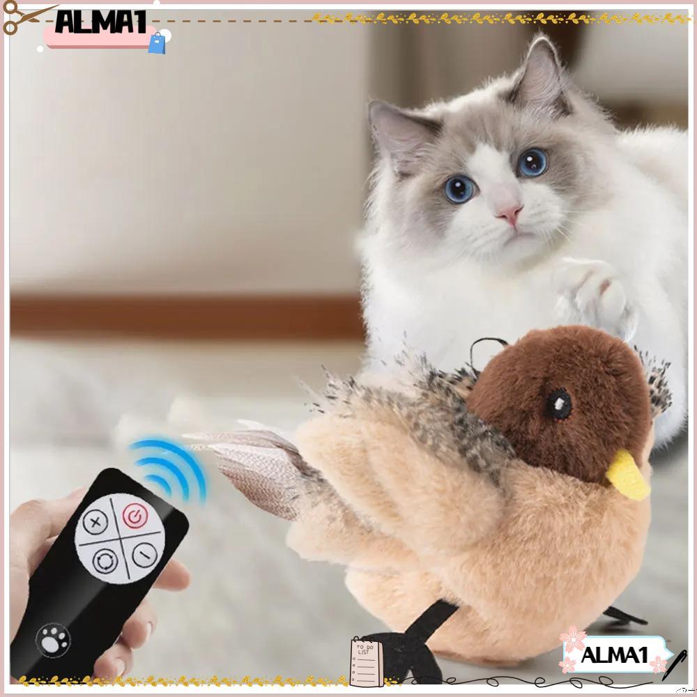 ALMA Interactive Cat Toys, Flying Bird Remote Control Flapping Wings ...