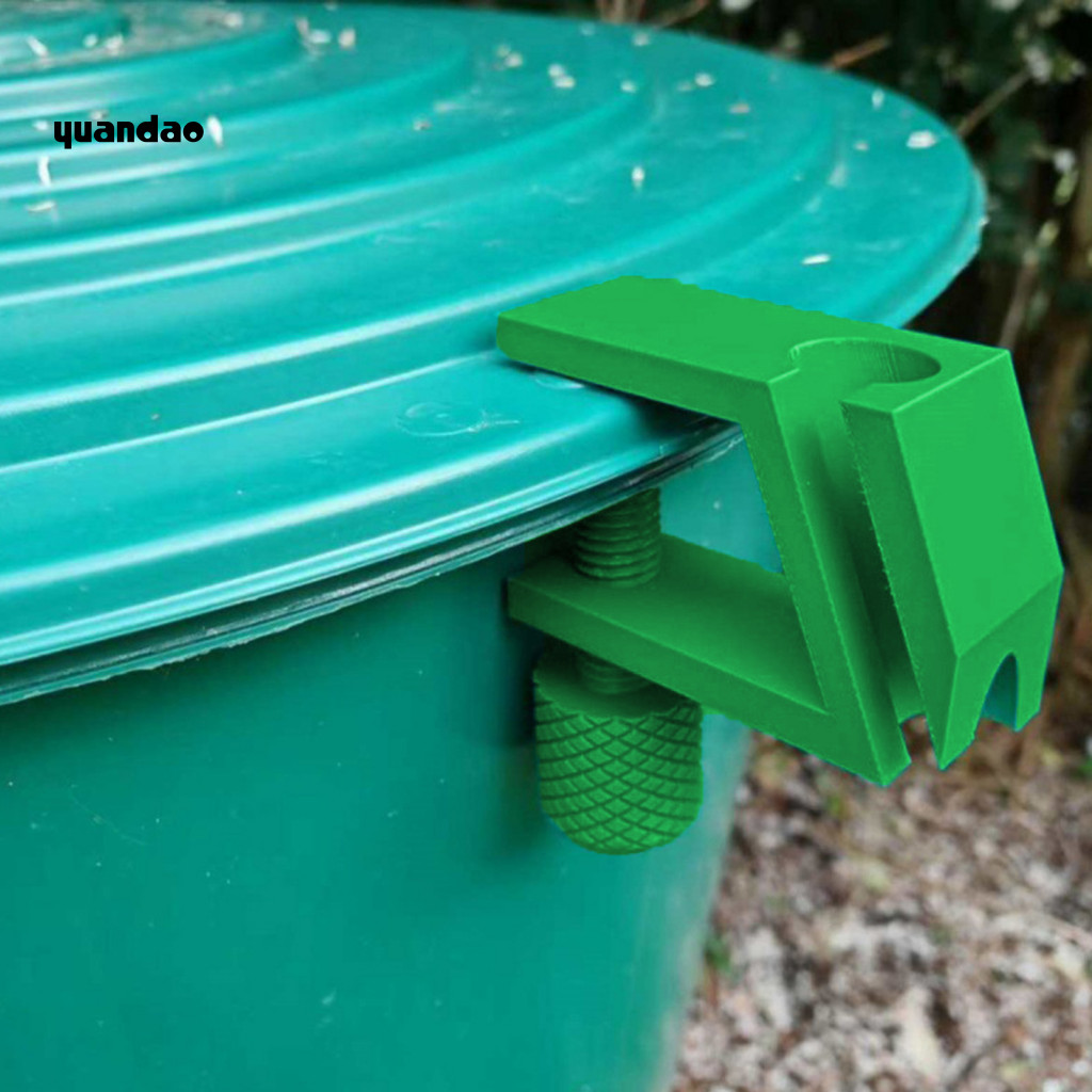 Yua_ Clamp-on Hose Support Easy to Carry Hose Bracket Rain Barrel Hose ...