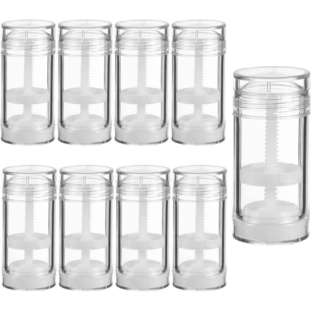 Sxminer 12 Pack 30ml Empty Round Deodorant Containers Twist Up Filling ...