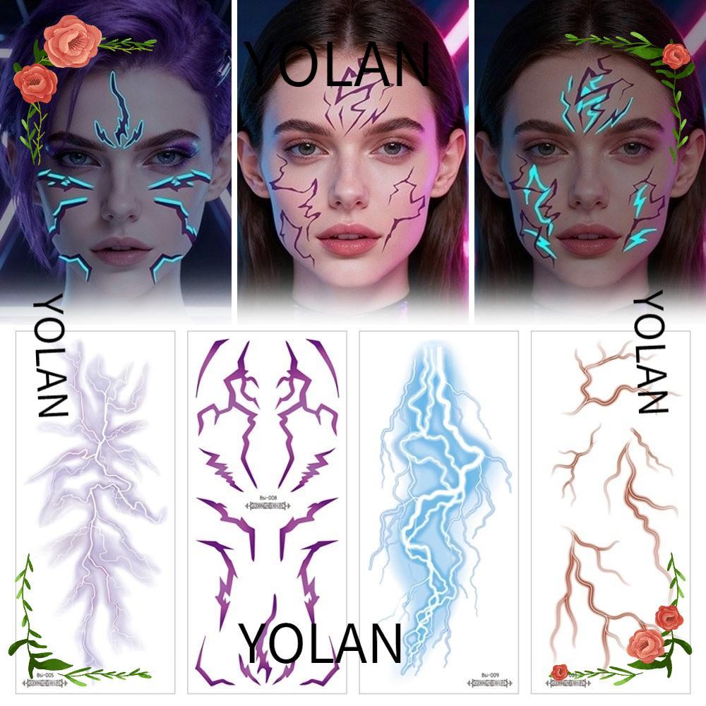 YOLANDAGOODS Temporary Tattoos, Anime KPop Demon Hunters Colorful ...