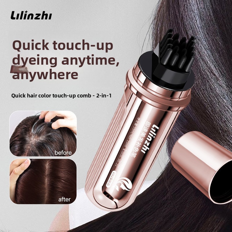 Lilinzhi Instant Hair Styling Touch-Up Pen Natural Cover Gray Hair One ...