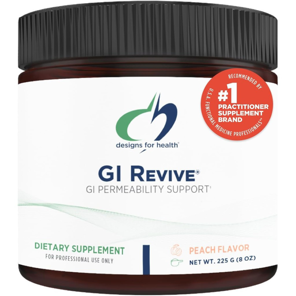 Designs for Health GI Revive Gut Health Powder - L Glutamine & Citrus ...