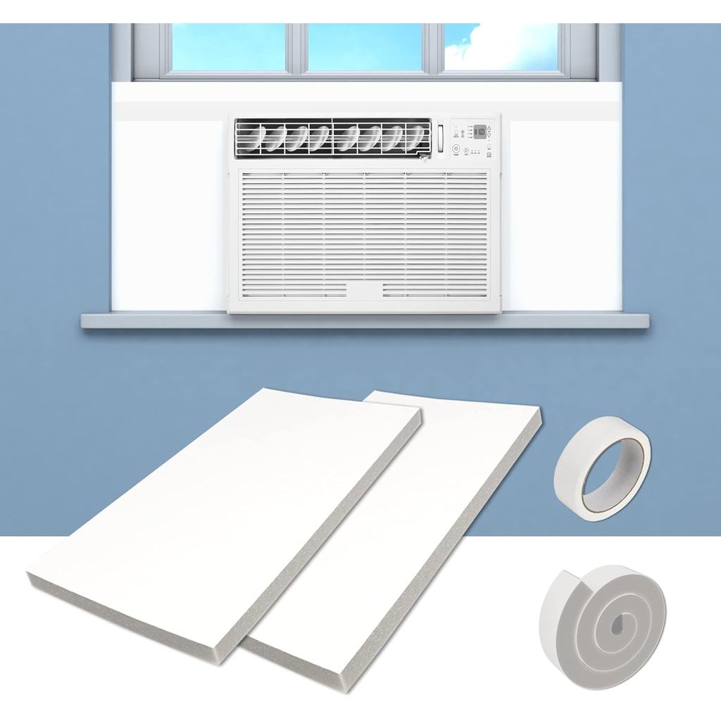 AC Insulation Side Foam Panels for Window AC Unit,Indoor Air ...