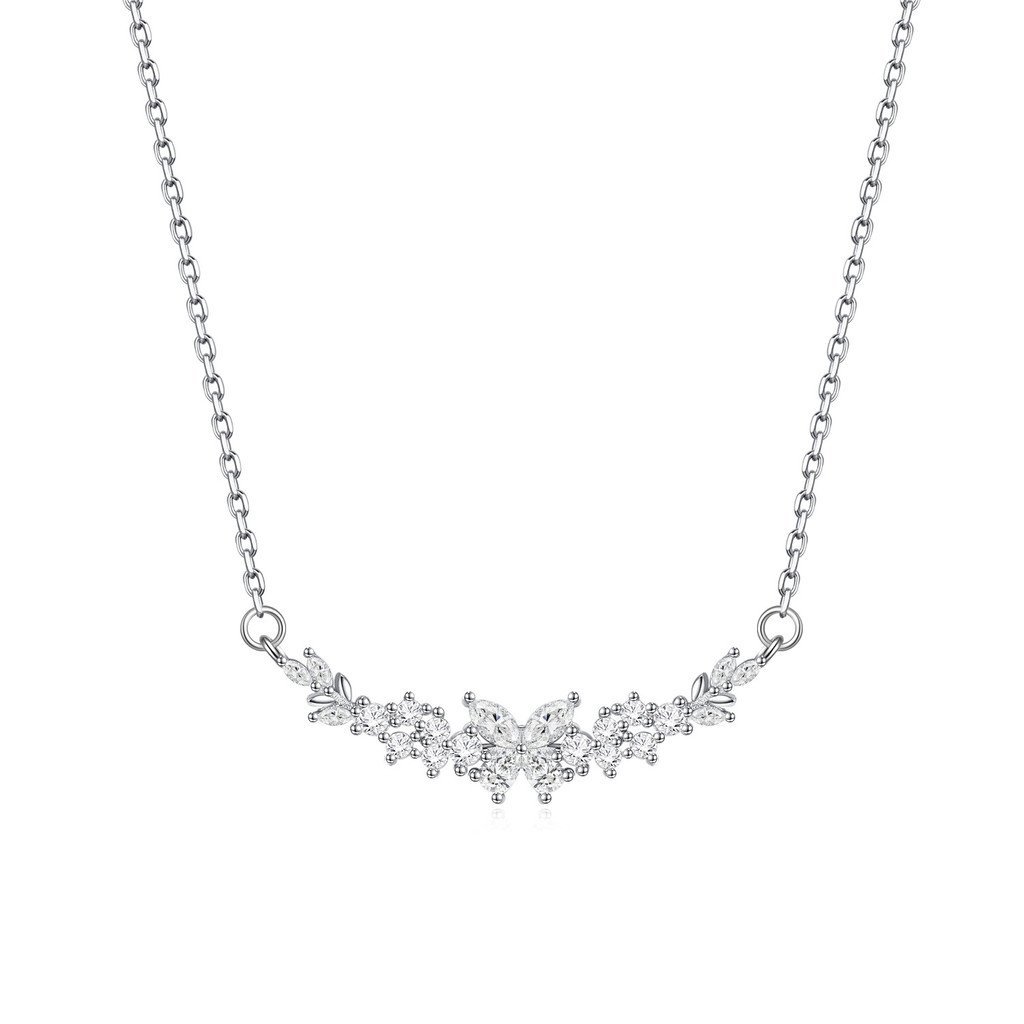 Clavicle Sweet Original Design s999Wisteria Zircon Smile Women's ...