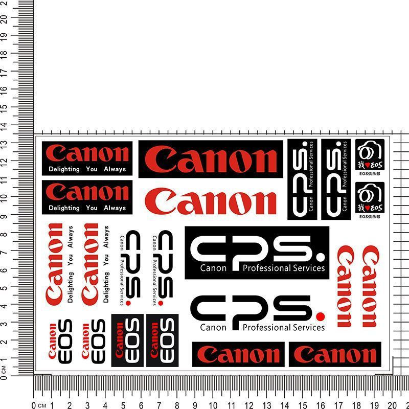 New Product#Suitable for Canon cameras logo Decorative Waterproof ...