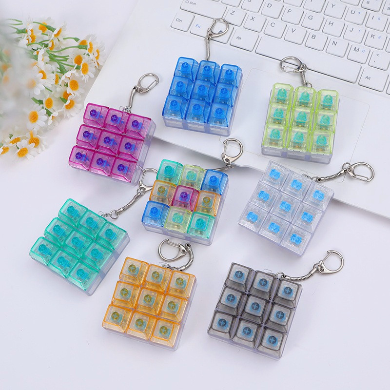BON Mechanical Key board Finger Keyboard Hat Stress Toys Toy Table ...