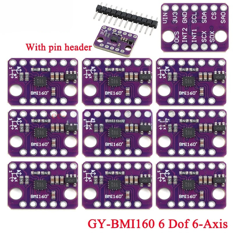 10Pcs/1pcs BMI160 GY-BMI160 6DOF 6-axis Rate Gyro Gravity Accelerometer ...