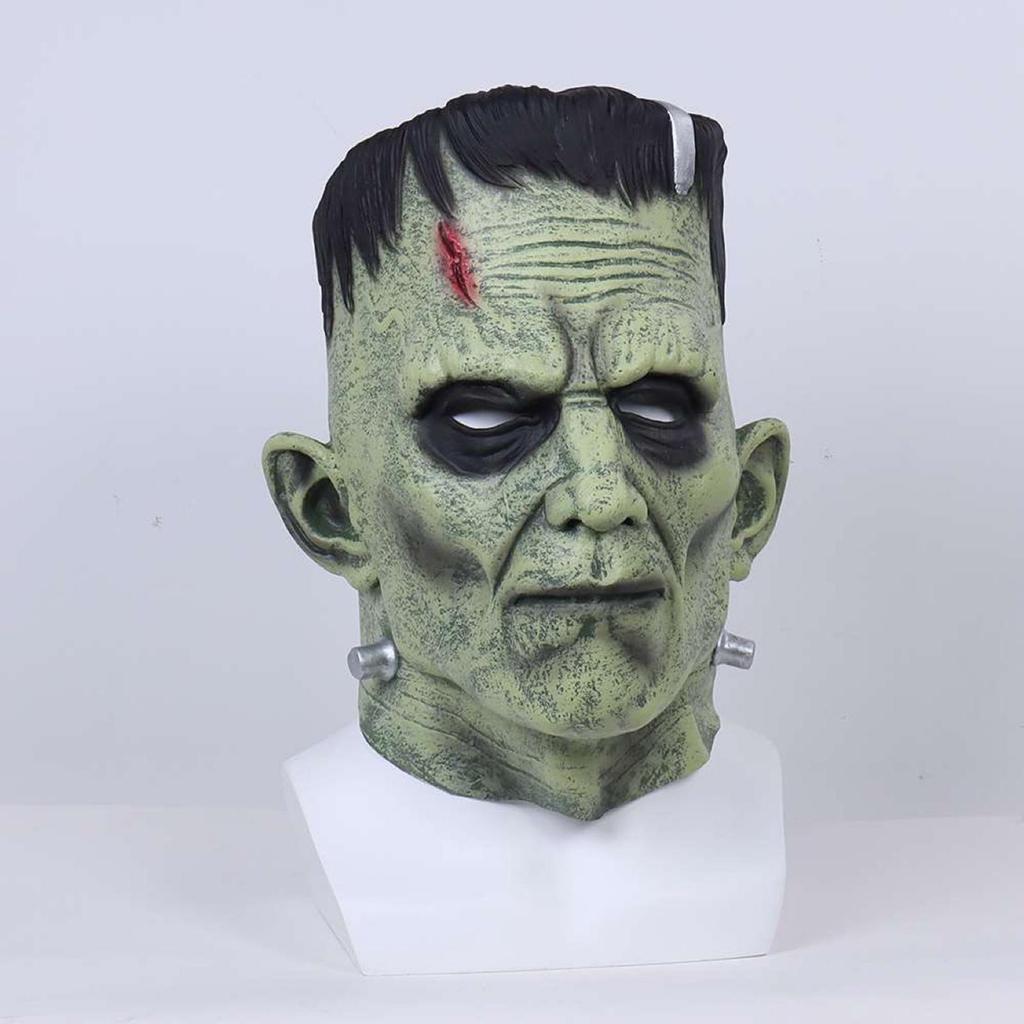 [xdnblun] Frankenstein Mask Creepy Latex Head Mask for Carnival ...
