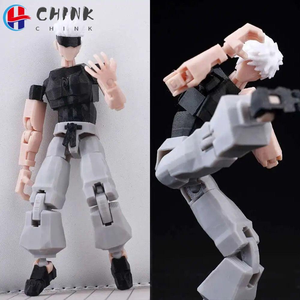 CHINK Gojo Satoru Toy Model, PETG Multi-Jointed Shapeshift Jujutsu ...