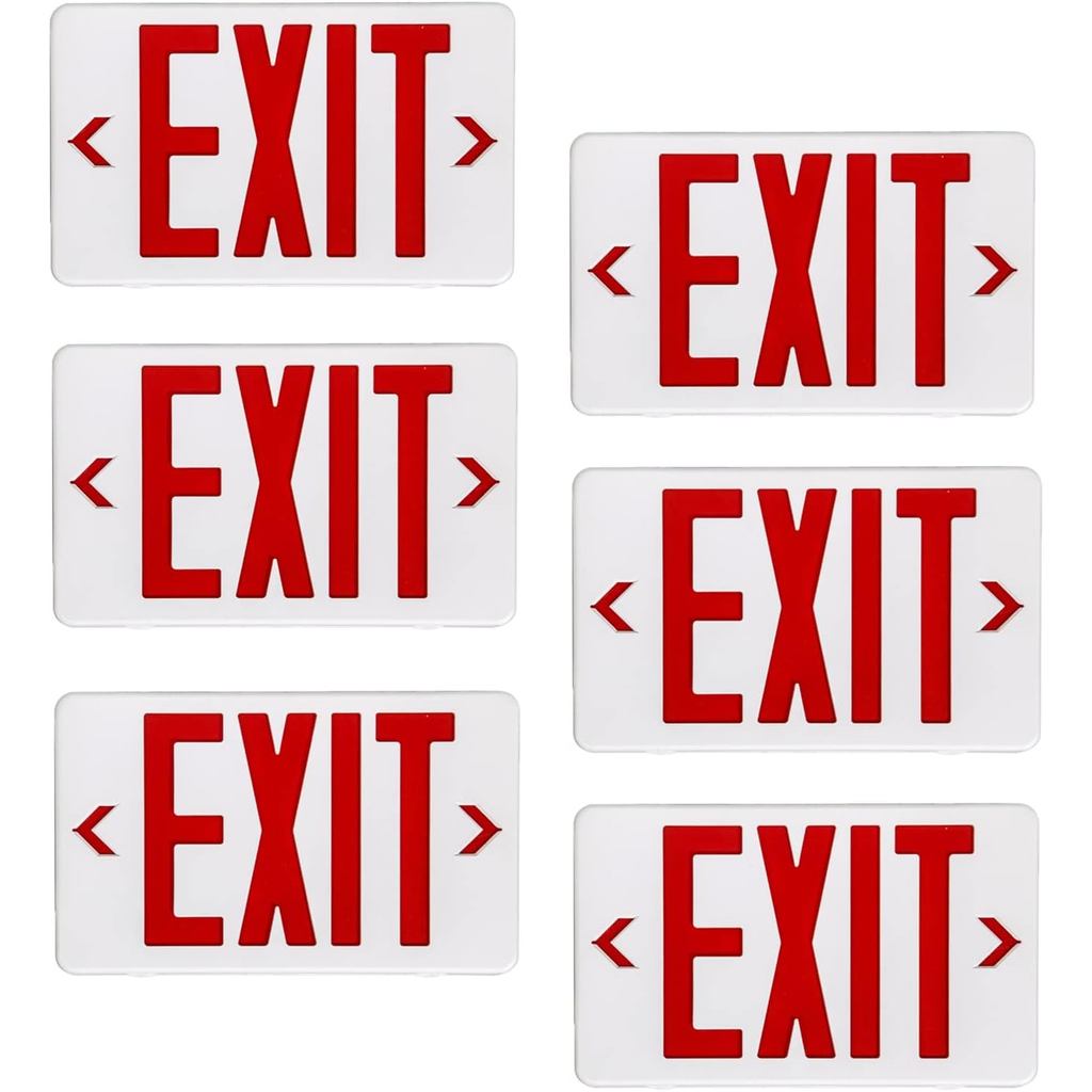CM MZY Exit Sign with Emergency Lights,LED Exit Signs Light with ...