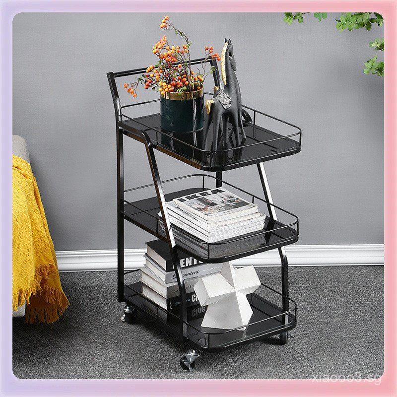 3MLE Restaurant Trolley Cake Trolley Tea Snack Beverage Service Trolley ...
