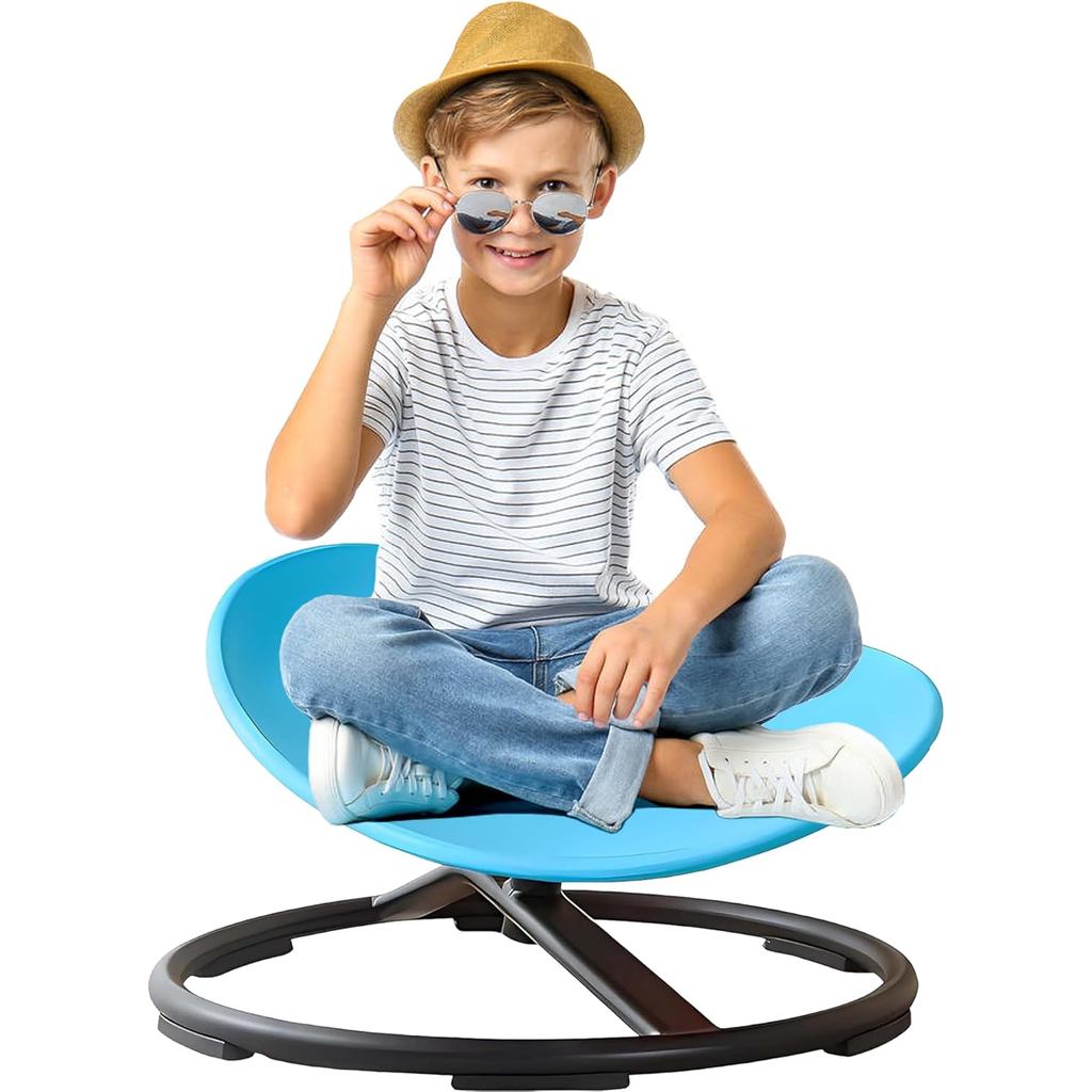 Kids Sensory Spinning Chair, Sit and Spin Toy, Autistic Childs Swivel ...