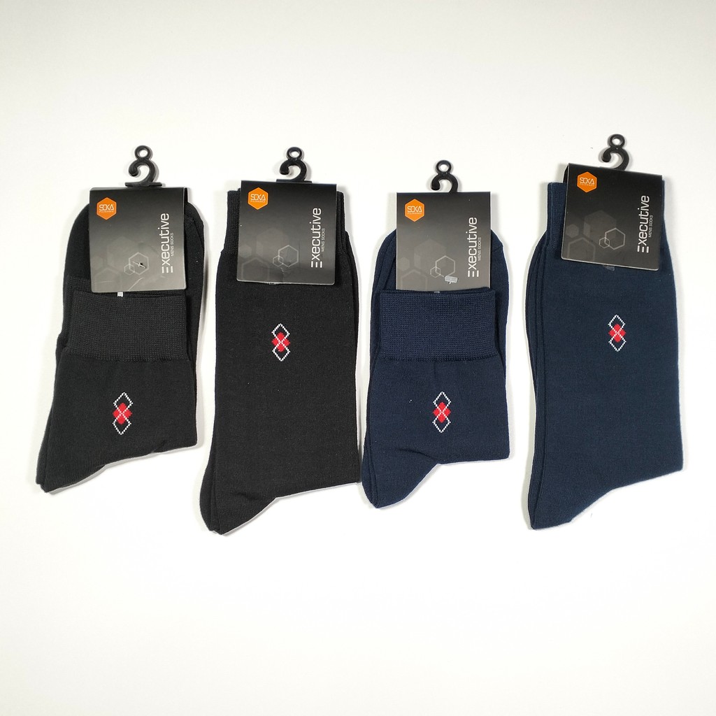 Soka Mensock Office Socks for Men Without Thumbs Comfortable Cool PE ...