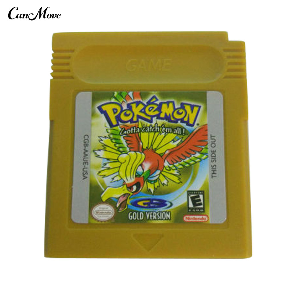 Game Cards Cartridge for Nintendo Pokemon GBC Game Boy Color Version ...