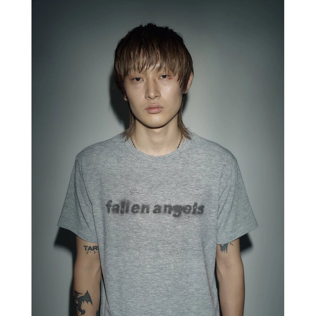 FALLEN ANGELS FAIL LOGO TEE (OVERSIZE) (GREY) | Shopee Singapore