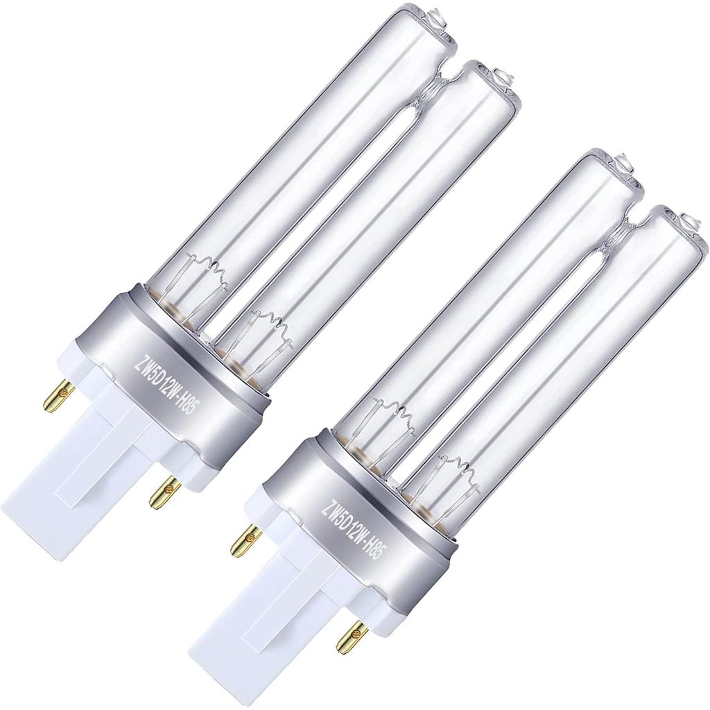2 Pack Replacement Bulb, 5W UV-C Bulb Compatible with Germ Guardian ...