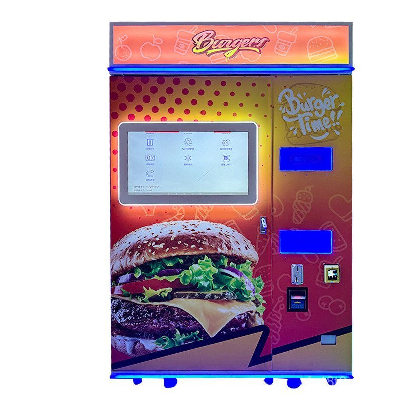 Shopping mall burger machine vending machine unmanned vending ...