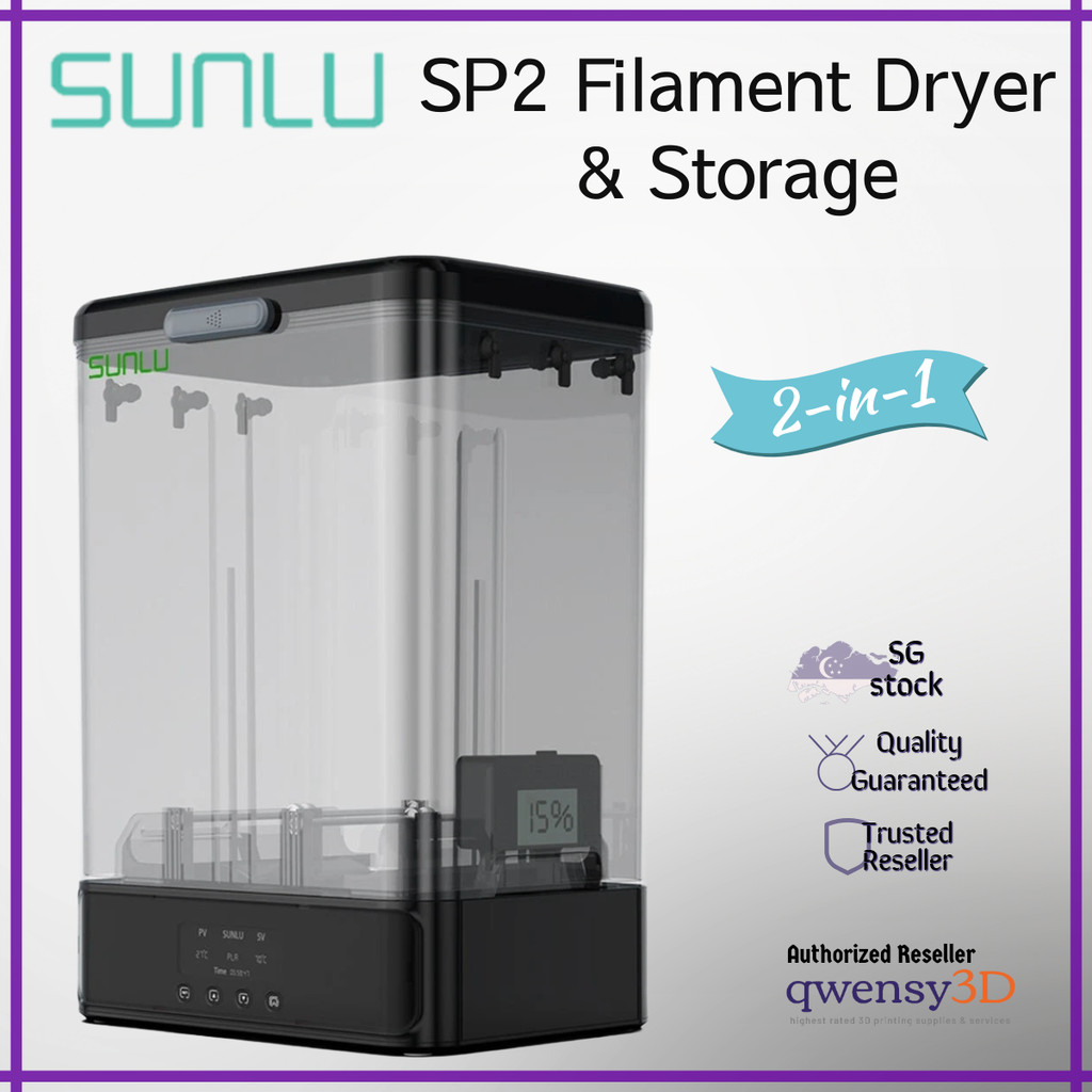 🔥 [NEW] SUNLU SP2 Filament Dryer & Storage Box [May PROMO: FREE SUNLU ...