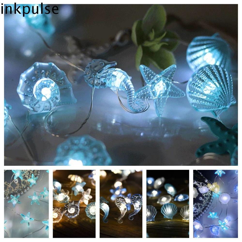 INKPULSE Ocean Fairy Lights, Waterproof Sea Animals Ocean String Light ...