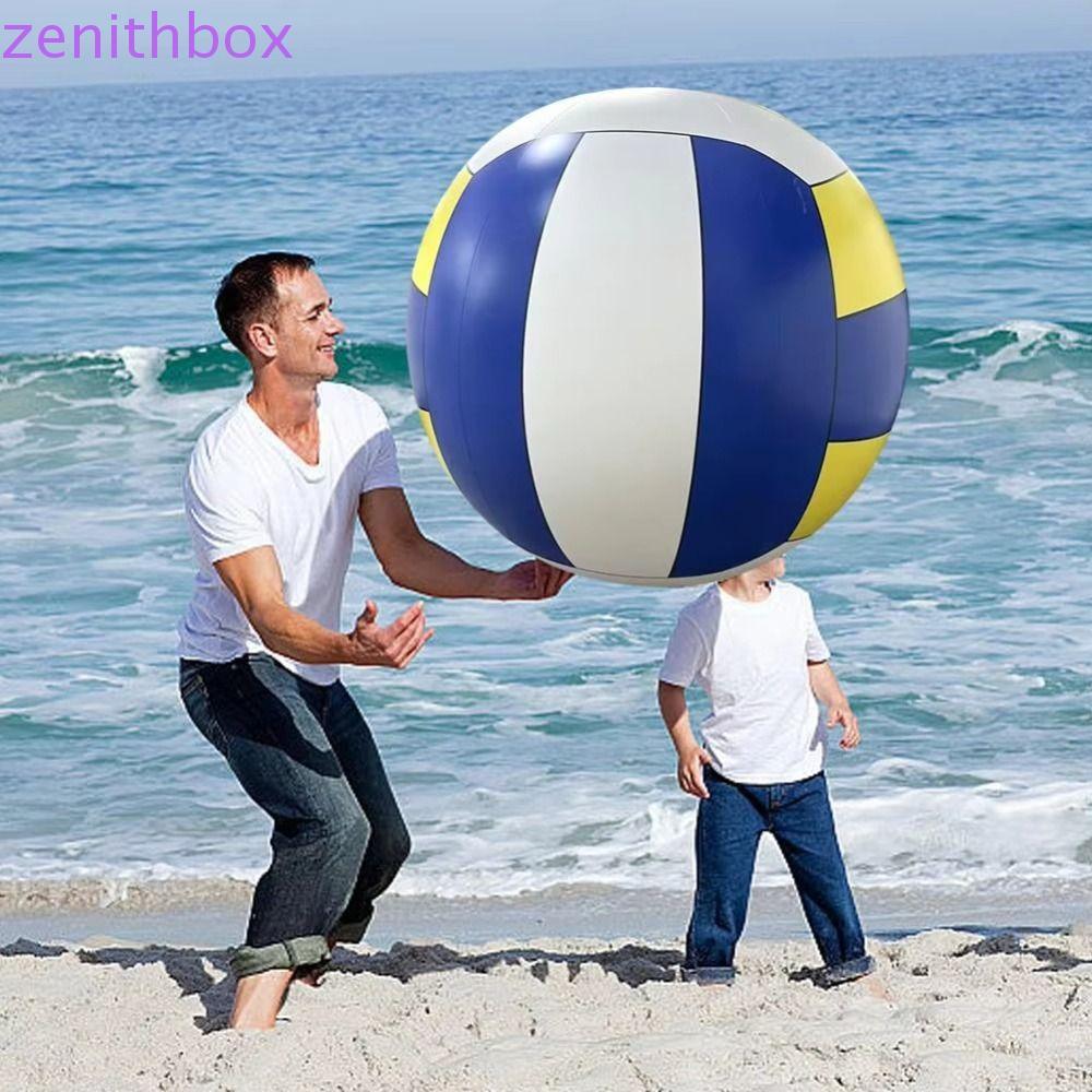 ZENITHBOX Inflatable Beach Volleyball, Large Giant PVC Material Beach ...