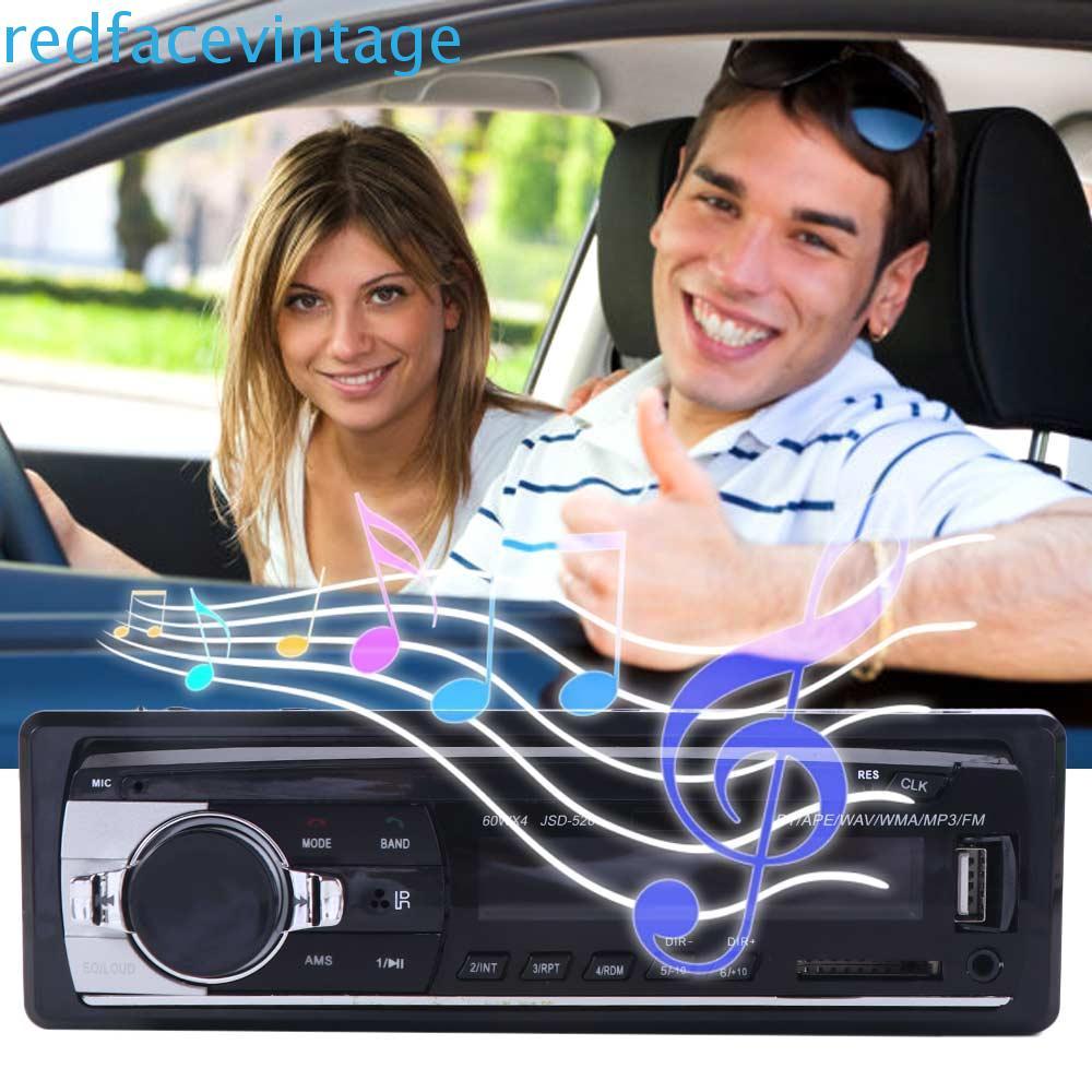 REDFACEVINTAGE Bluetooth Car MP3 Player, 4 Channel Bluetooth-compatible ...