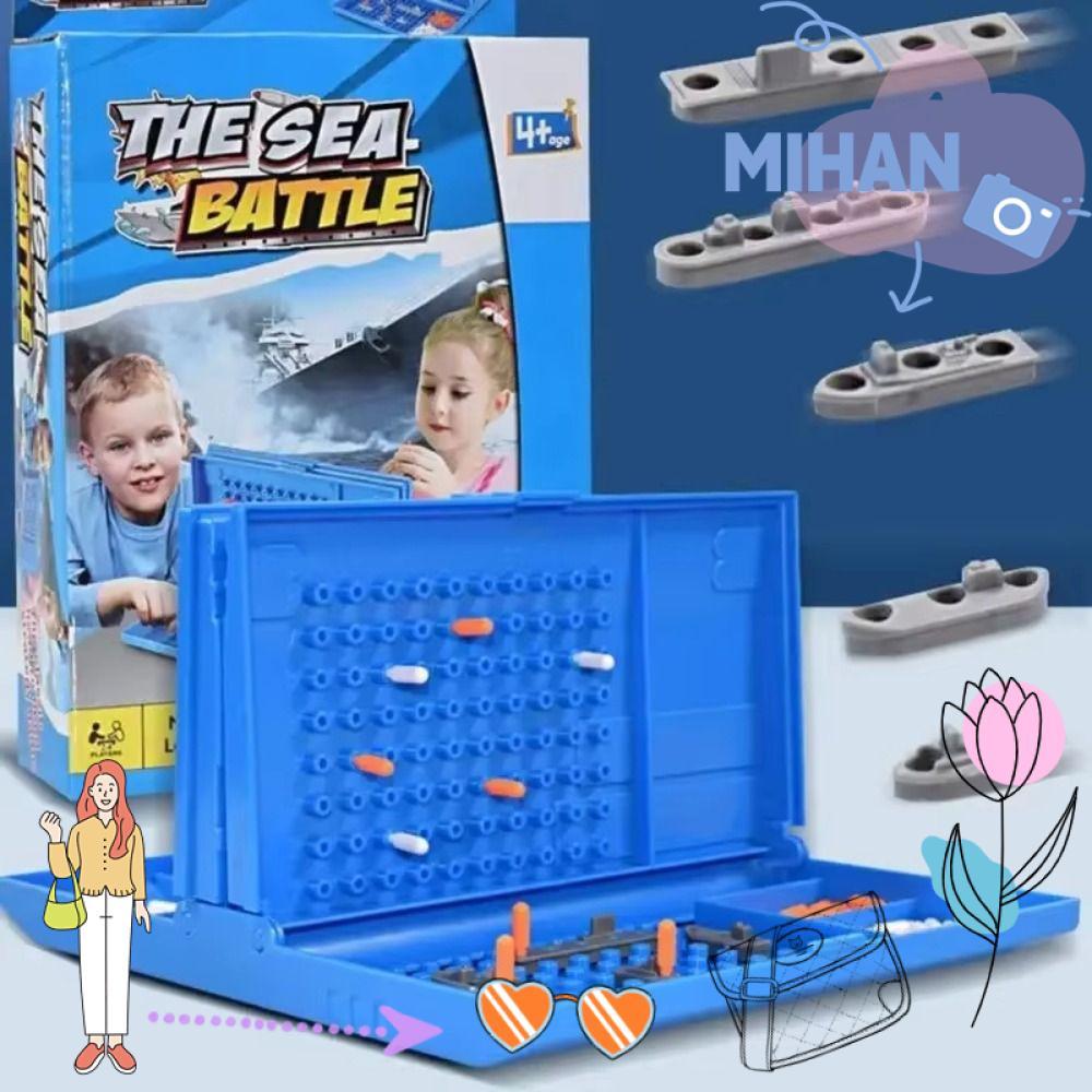 MIHAN Battleship Board Game, 2 Player Educational Naval Chess Game ...