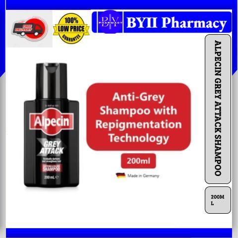Alpecin Grey Attack Caffeine & Colour Shampoo (200ml) - Gradually ...